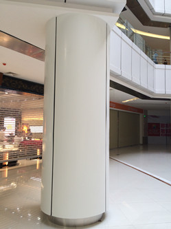 Shopping Mall Column Aluminum Veneer - Guangdong Bahe Metal Materials ...